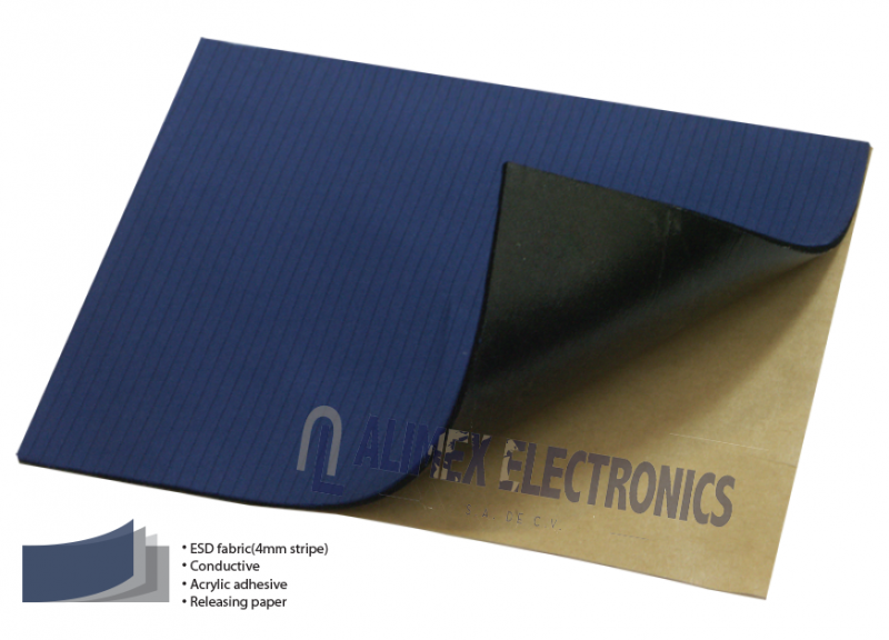 ESD Microfiber EVA Mat With Adhesive | Alimex Electronics SA de CV