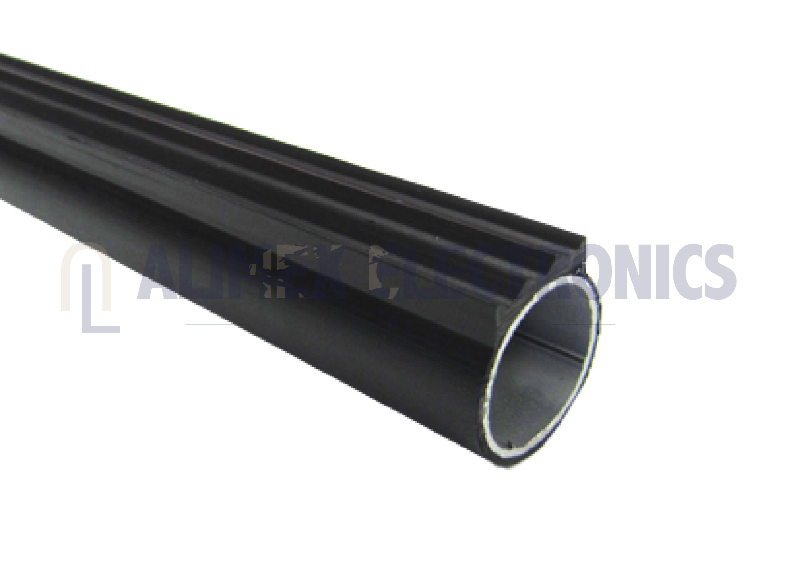 ESD Plastic Coated Pipe, Flat, Black